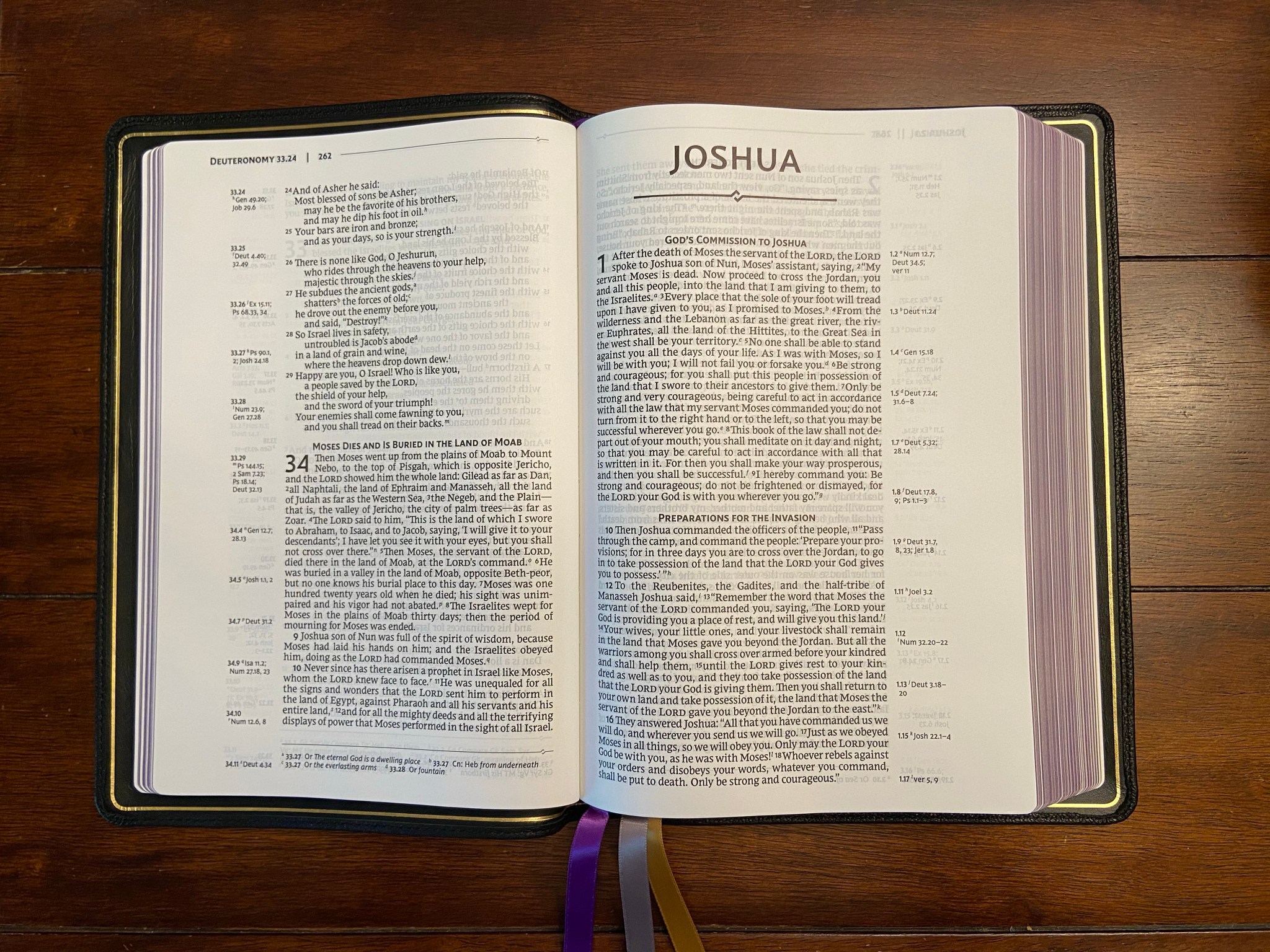 Zondervan NRSV Single-Column Reference Bible, Premier Collection: Brand ...